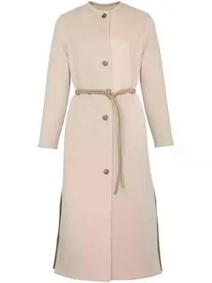 YVES SALOMON Cashmere-blend Coat - Neutrals