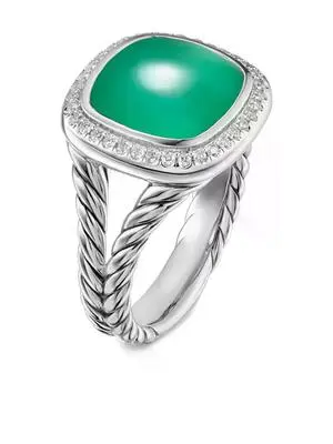 David Yurman Sterling Albion Diamond Ring