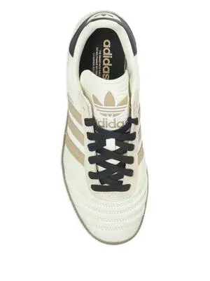 Adidas Samba Stripes Leather Sneakers - Neutrals