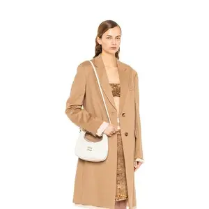 Miu Miu Wander Matelassé Nappa Leather Hobo Bag - White