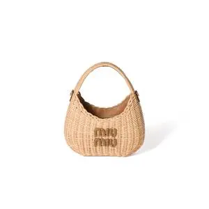 Miu Miu Wander Wicker Handbag