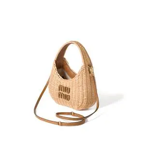 Miu Miu Wander Wicker Handbag