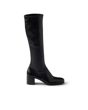 Prada Stretch Nappa Leather Knee-high Boots
