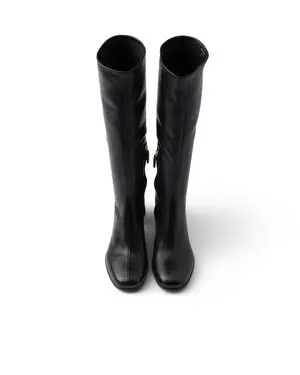 Prada Stretch Nappa Leather Knee-high Boots