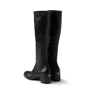 Prada Stretch Nappa Leather Knee-high Boots