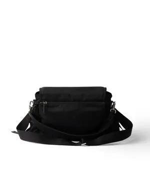 Prada Re-nylon And Leather Bag - Black