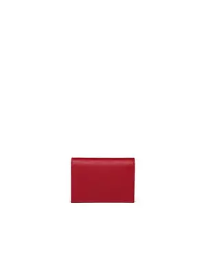 Prada Small Saffiano Leather Wallet - Fiery Red