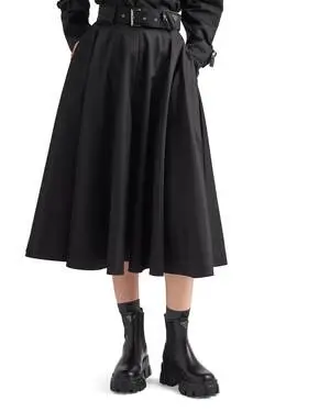 Prada Monolith Brushed Leather Chelsea Boots