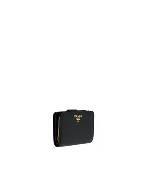 Prada Small Saffiano Leather Wallet - Black