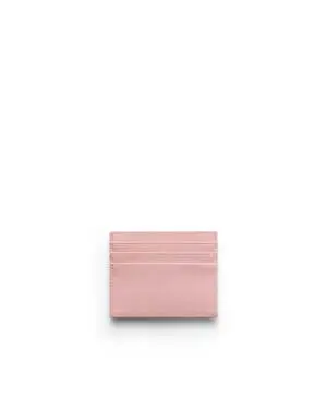 Prada Saffiano Leather Card Holder - Peach