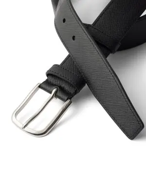 Prada Saffiano Leather Belt