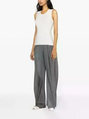 JOSEPH Knitted Stretch-silk Sleeveless Top