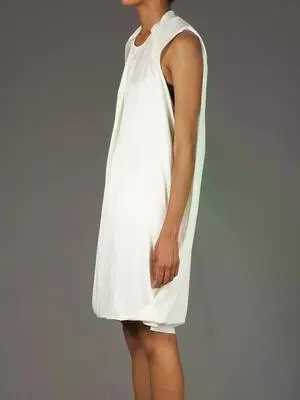 Maison Rabih Kayrouz Pleated Sleeveless Dress - Ecru