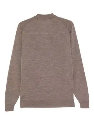 John Smedley Long-sleeved Polo Shirt