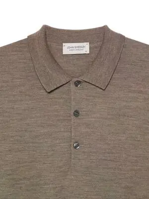 John Smedley Long-sleeved Polo Shirt