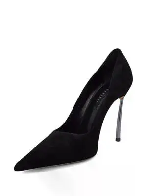 Casadei Pointed Stiletto Pumps - Black