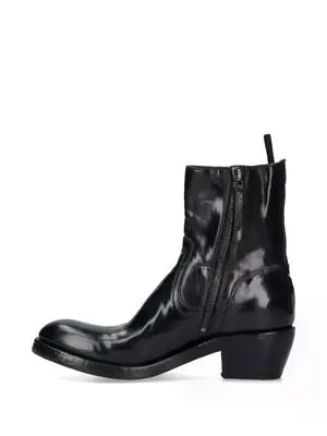 Premiata Kingbrass Zip-fastening Leather Boots