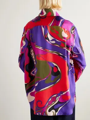 Emilio Pucci Printed Silk Shirt