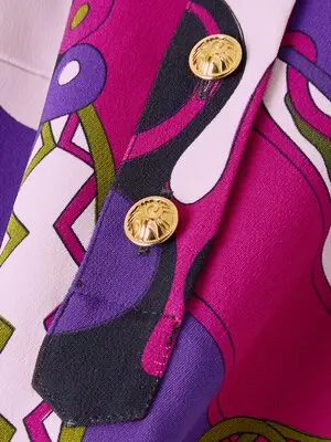 Emilio Pucci Printed Cady Mini Dress