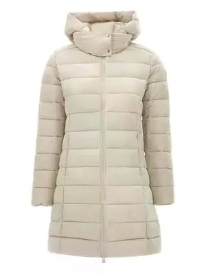 SAVE THE DUCK Removable Hood Padded Coat - Neutrals