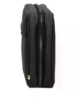 BOSS Monogram Zip Wash Bag - Black