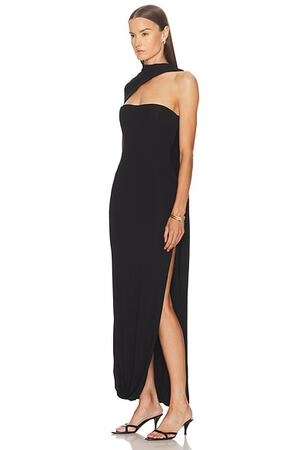 Cult Gaia One-shoulder Draped Maxi Dress