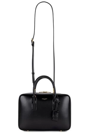 Saint Laurent Small Slp Bauletto Bag - Nero
