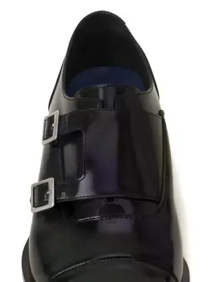 LANVIN Double-buckle Pointed Monk Shoes