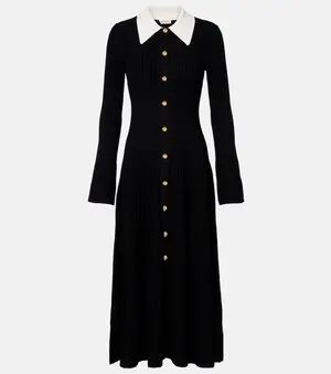 Simkhai Philippa Ribbed Shirt Dress