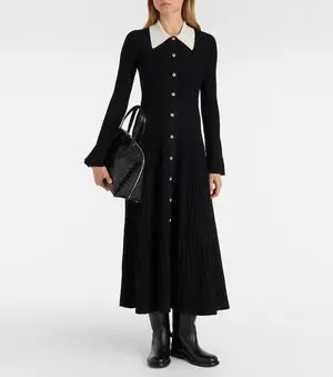 Simkhai Philippa Ribbed Shirt Dress