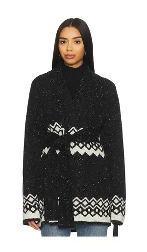 Tularosa Adley Fairisle Cardigan - Black