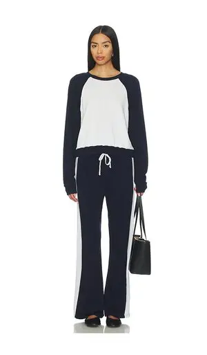 Michael Lauren Siri Colorblock Raglan Pullover Top