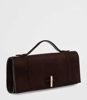 MALONE SOULIERS Suede May Clutch Bag