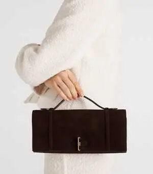 MALONE SOULIERS Suede May Clutch Bag