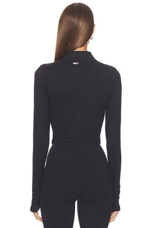 SET ACTIVE Luxform Quarter Zip Top