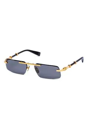 Balmain Geometric Frame Sunglasses