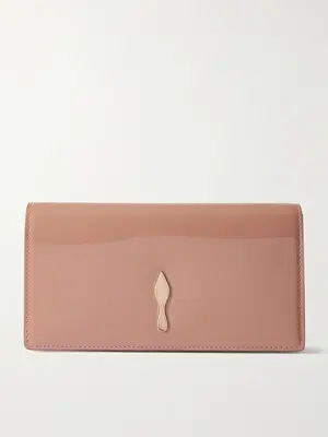 CHRISTIAN LOUBOUTIN Bettina Patent-leather Clutch - Pink