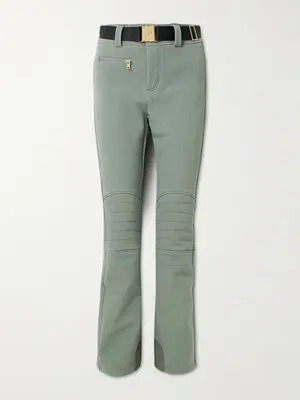 Bogner Madei Belted Stretch-shell Ski Pants - Green