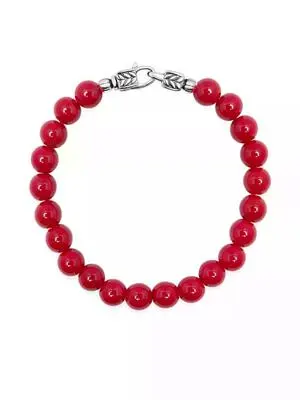 NIALAYA JEWELRY Beaded Bracelet - Red