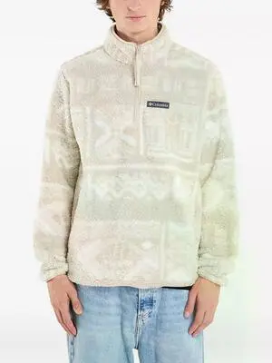 Columbia Half-zip Sweatshirt - Neutrals
