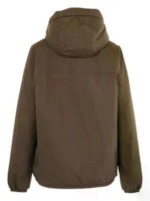 K-WAY Hooded Zip-up Jacket - Brown