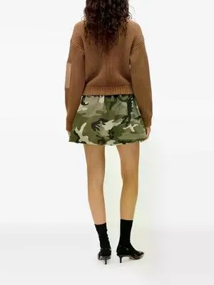 Baum Und Pferdgarten High-neck Half-zip Sweater With Patch Pockets