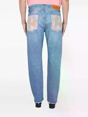 Séfr Floral Panel Jeans