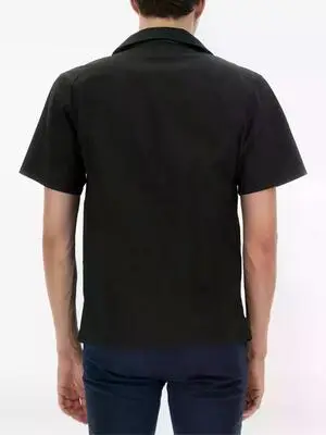 DEPARTMENT 5 Button-down Short-sleeve Logo-detail Shirt