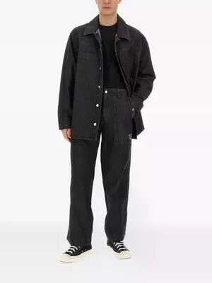 Maison Kitsuné Buttoned Pocket Jeans - Black