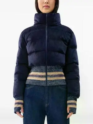 UNREAL FUR Padded Jacket With Striped Detailing