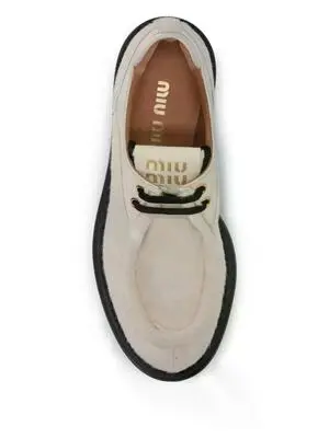 Miu Miu Platform Leather Shoes