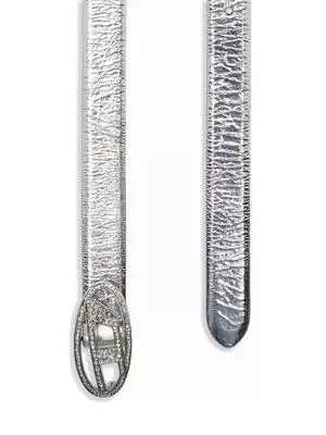 DIESEL® B-1dr Strass 20 Leather Belt