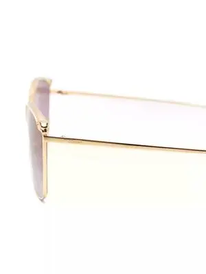 Cartier Tone Cat Eye Sunglasses
