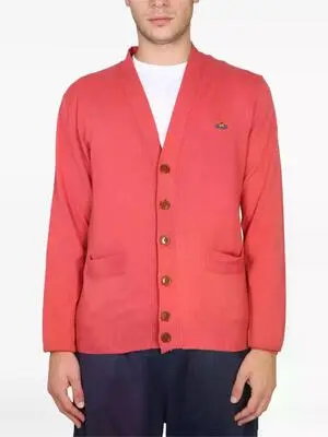 VIVIENNE WESTWOOD Patch-pocket Buttoned Cardigan - Red